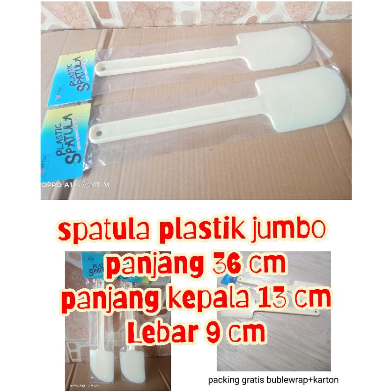 Jual spatula plastik ukuran jumbo per pcs dan per 2 pcs | Shopee Indonesia