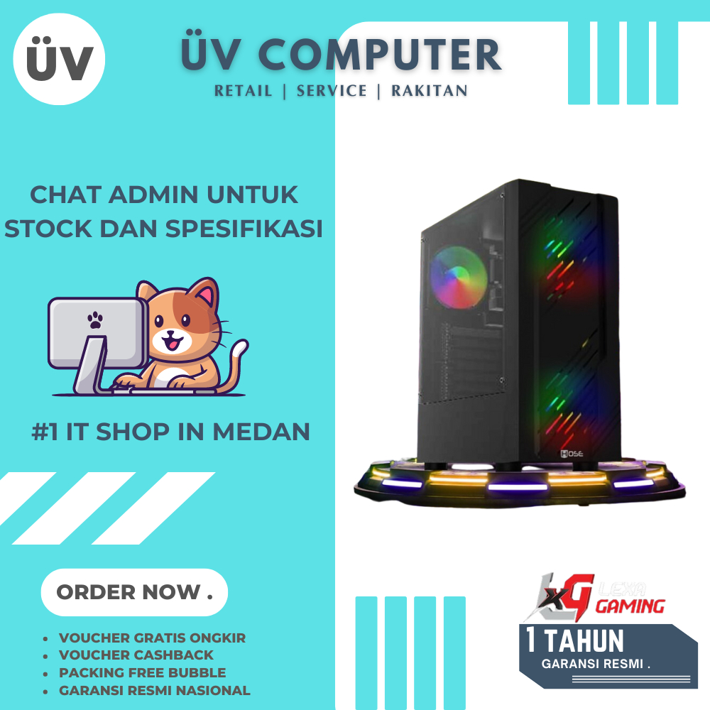 Jual Casing PC Komputer Hose Lexa Gaming Essence | Mid Tower | Micro M ...