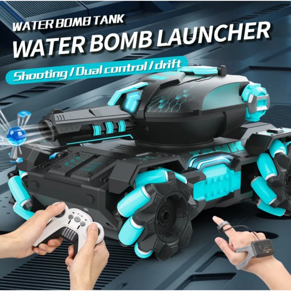 Jual [hero] Mainan Hobi Koleksi Mobil Tank Remote Control Tembakan Gel ...