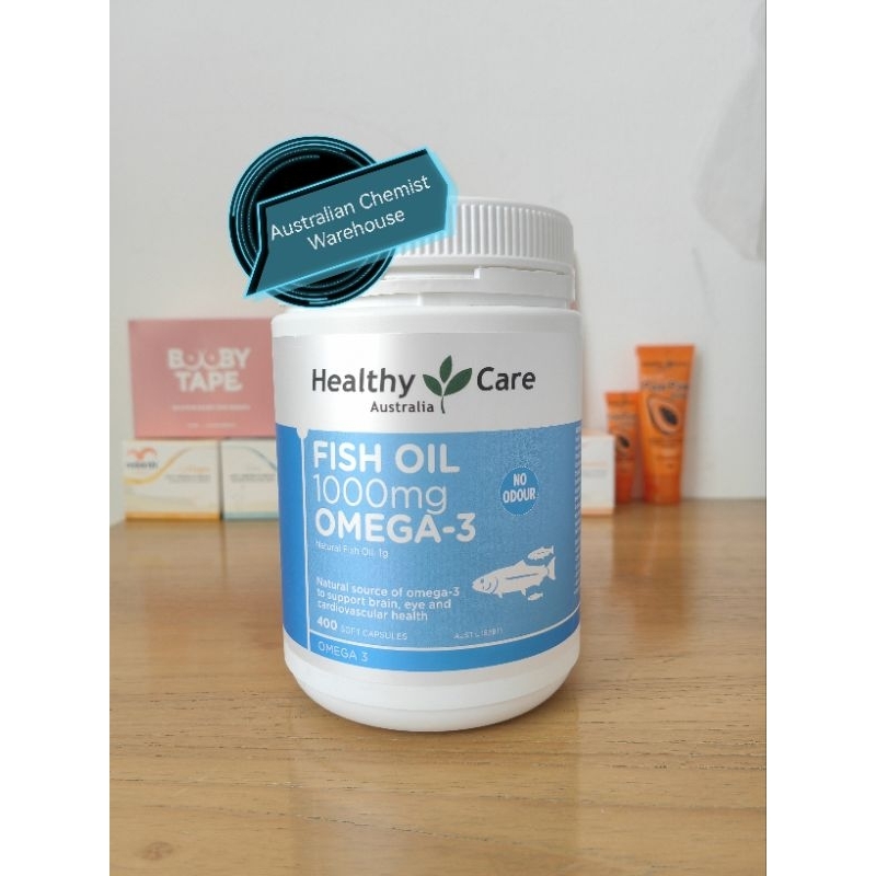 Jual Healthy Care Australia FISH OIL 1000mg OMEGA-3 400 Soft Capsules ...