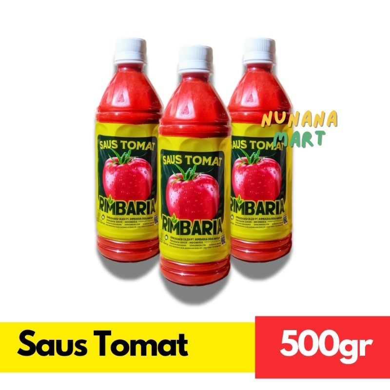 Jual Saos Tomat Bakso Botol Rimbaria 500gr | Shopee Indonesia