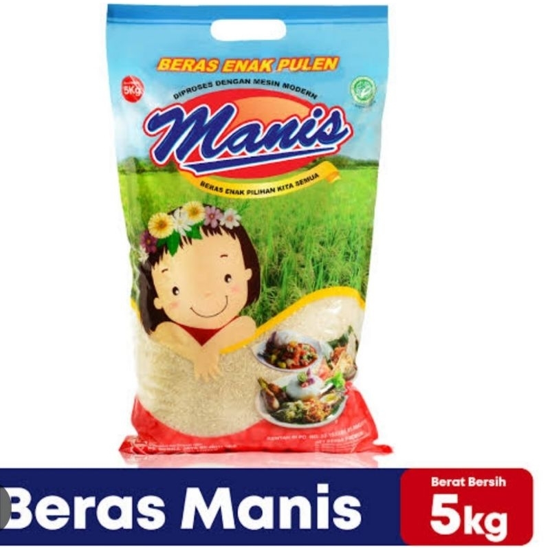 Jual Beras Manis kemasan plastik 5 kg | Shopee Indonesia