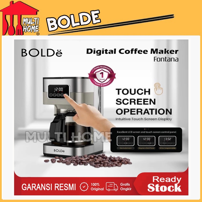 Jual BOLDe Digital Coffee Maker Fontana Smart Coffee Machine Mesin ...