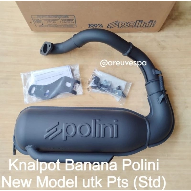 Jual Knalpot POLINI Banana New Model utk Smallframe Pts (Blok Standar ...