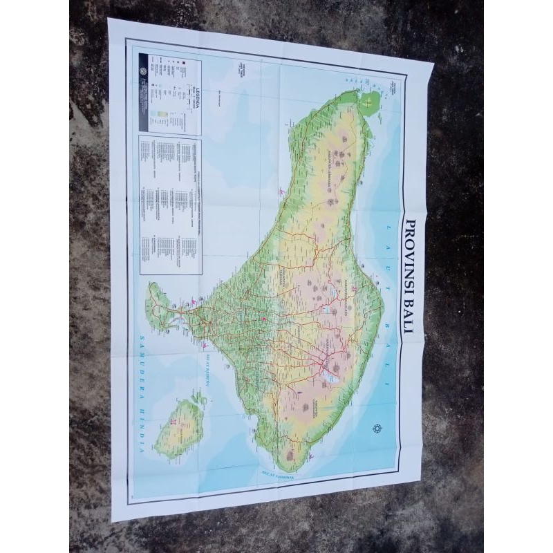 Jual peta provinsi bali model lipat | Shopee Indonesia