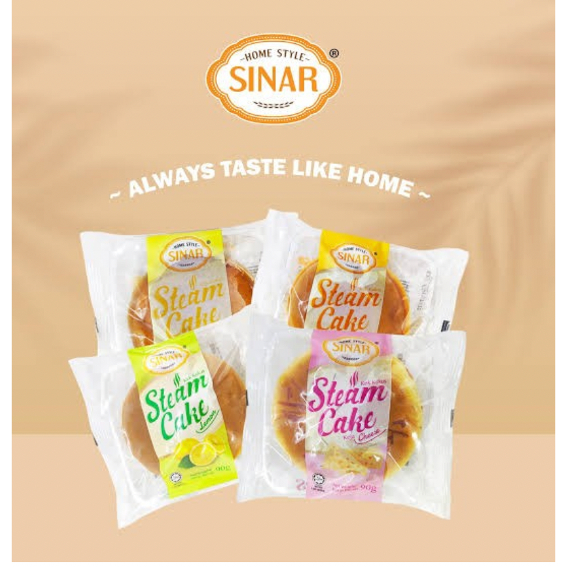 Jual Sinar Steam Cake Bolu Kukus Pisang / Cheese / Jeruk / Lemon 90g ...