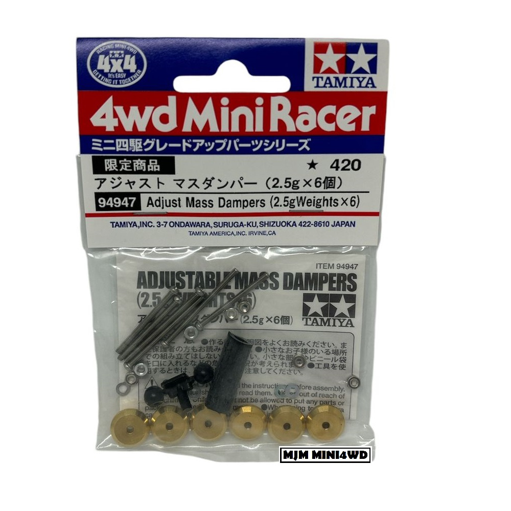 Jual Tamiya 94947 Adjust Mass Dampers (2.5g Weights x6) Coin gold Koin ...