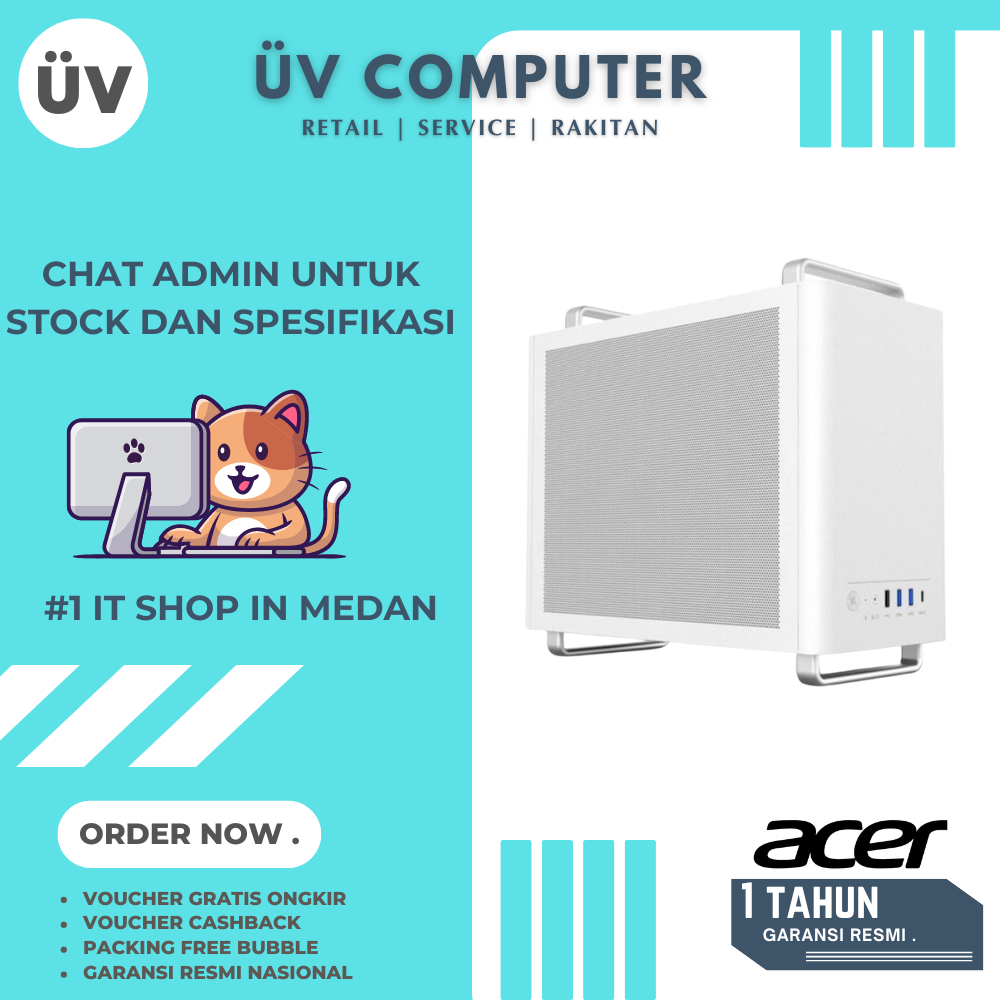 Jual Casing PC Komputer Acer Emachine U320 U320W | Mini Tower | Micro M-ATX Case | Tanpa Fan ...