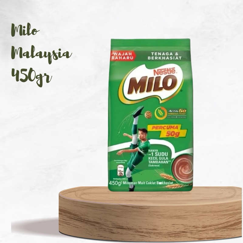 Jual Milo Nestle Original MLY Kemasan 450gr | Shopee Indonesia