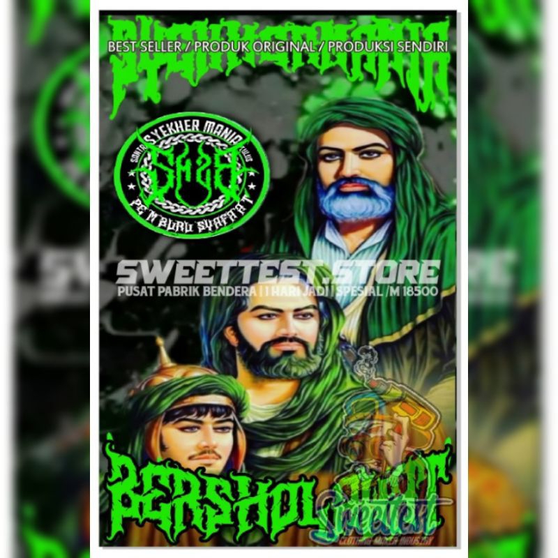 Jual 1 HARI JADI + FREE STICKER, BENDERA PRINTING CUSTOM SOLO, CETAK ...