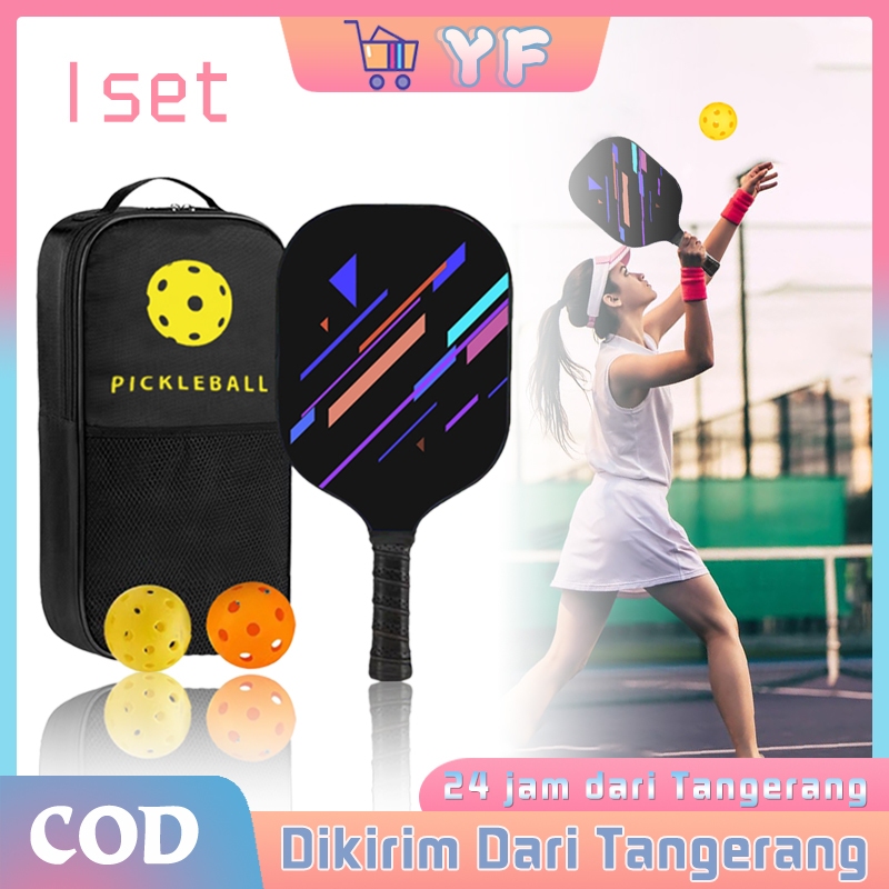 Jual 1Set Pickleball Set Pickleball Paddle Raket Pickleball Bahan Serat ...