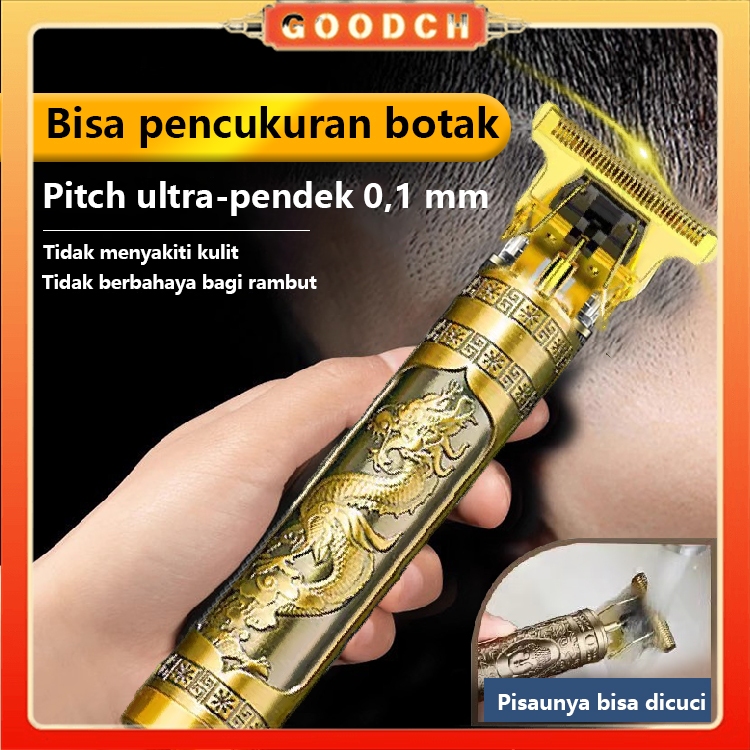 Jual GOODCH Mesin Cukur Rambut Tanpa Kabel Elektrik Portable Alat Cukur ...