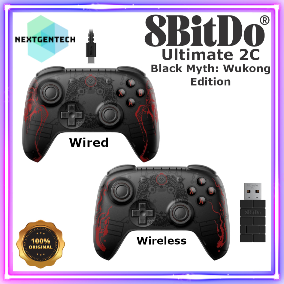 Jual 8BitDo Ultimate 2C Black Myth Wukong Edition Gamepad Windows ...