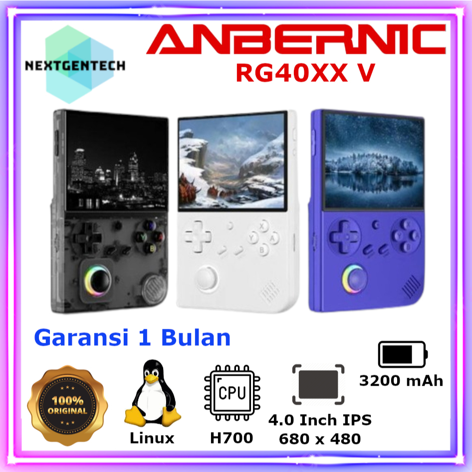 Jual ANBERNIC RG40XX V Retro Handheld Game Console Portable Video Game ...