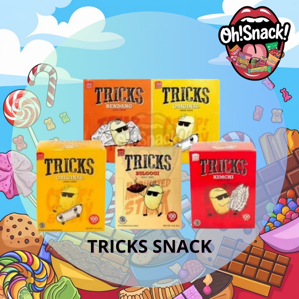 Jual Tricks Biskuit Kentang Potato Baked Chips Original BBQ Bulgogi ...