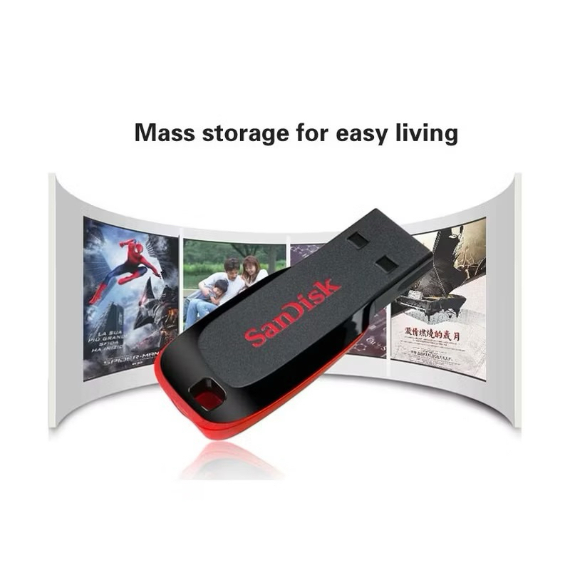 Jual SanDisk Cruzer Blade CZ50 128GB 64GB 32GB USB 2.0 Flash disk 64 gb original laptop Sandisk ...