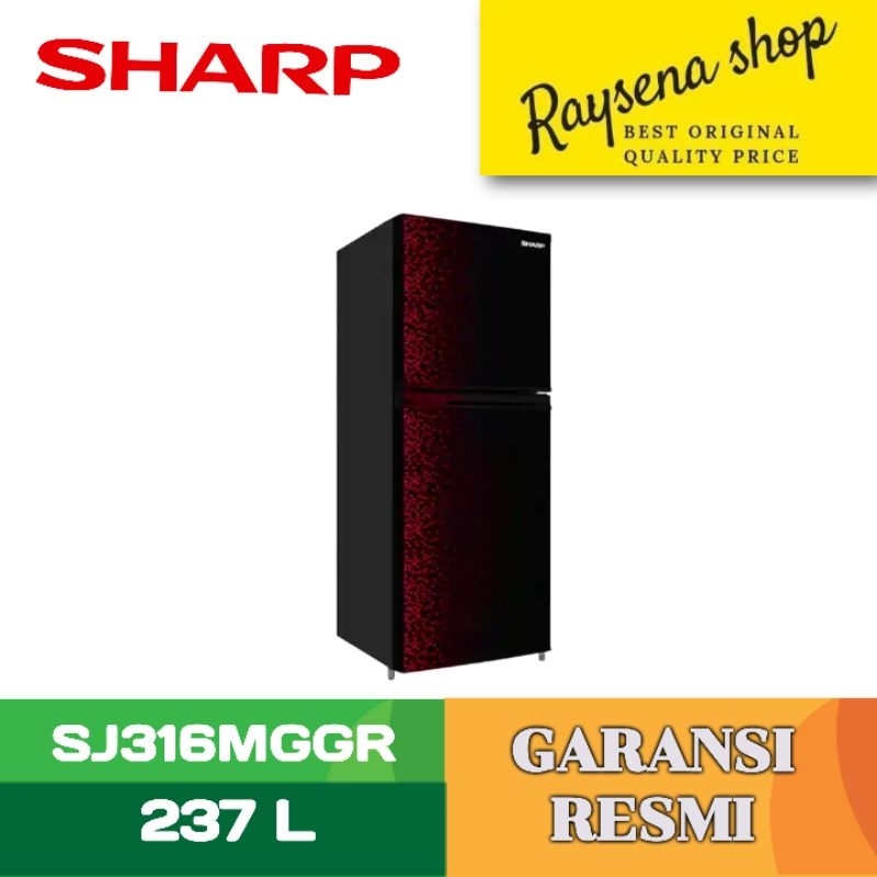 Jual SHARP KULKAS 2 PINTU KECIL SMALL 2 DOOR REFRIGERATOR SJ316MG SERIES | Shopee Indonesia