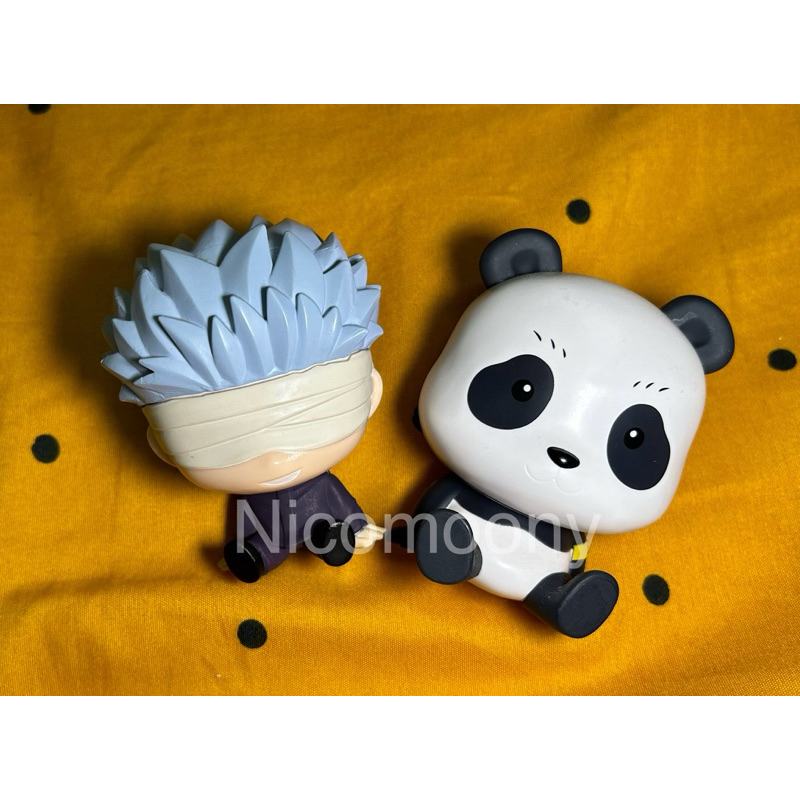 Jual Jujutsu Kaisen Capchara Gojo Satoru Panda Figure set | Shopee ...