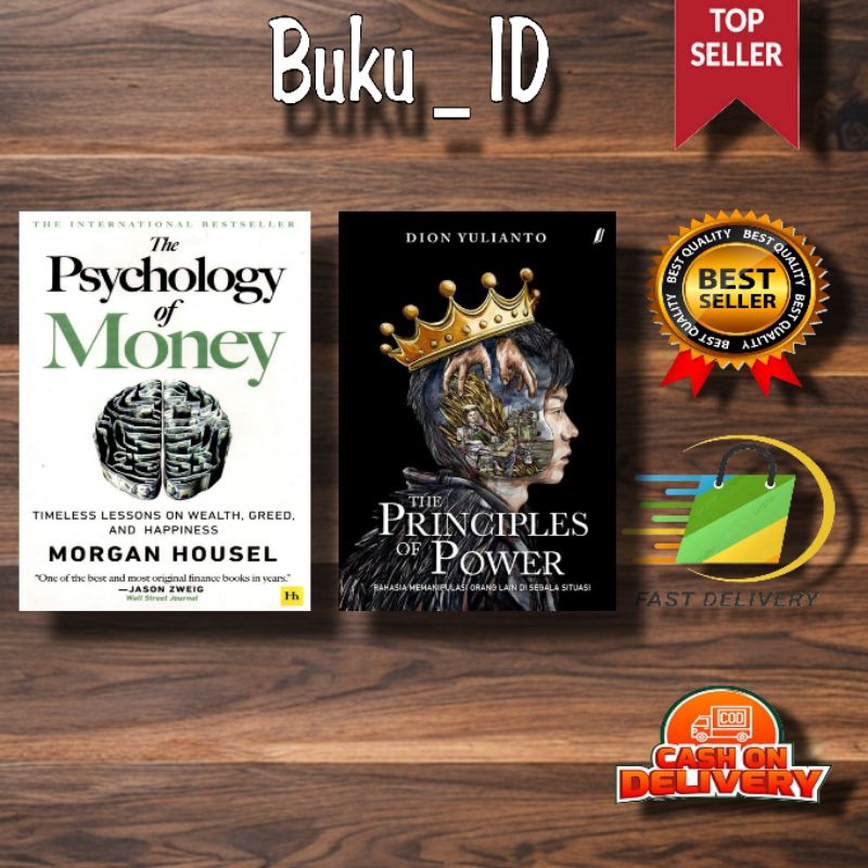 Jual Paket 2 Buku The Principles Of Power // The Psychology Of Money ...