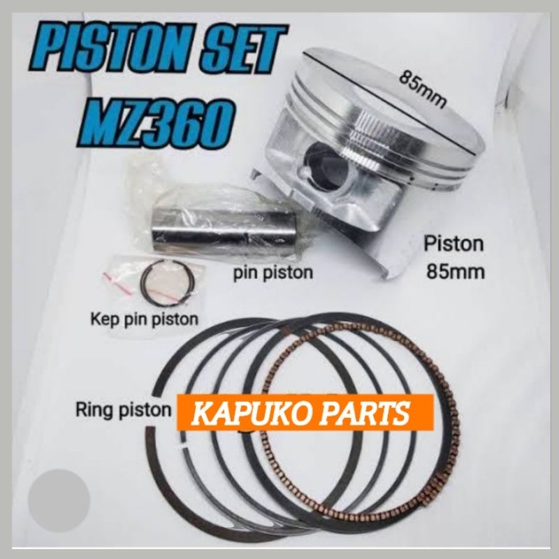Jual MZ360 PISTON ASSY SEHER 85MM UNTUK MESIN PENGGERAK YAMAHA | Shopee ...