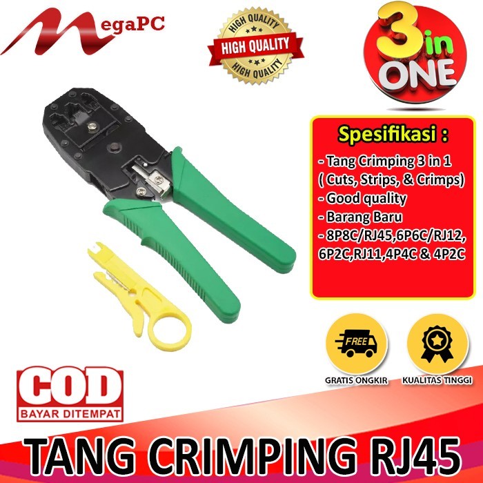 Jual Tang Crimping 3 in 1 Modular | Shopee Indonesia