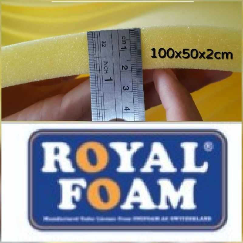 Jual Busa Kuning Royal Foam premium 100x50x2cm untuk isi karpet,sajadah ...