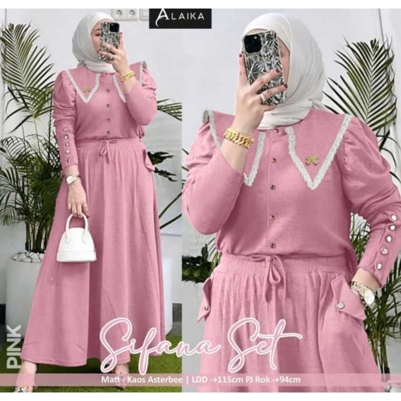 Jual SAFANA ONE SET ROK / SET KNIT | Shopee Indonesia