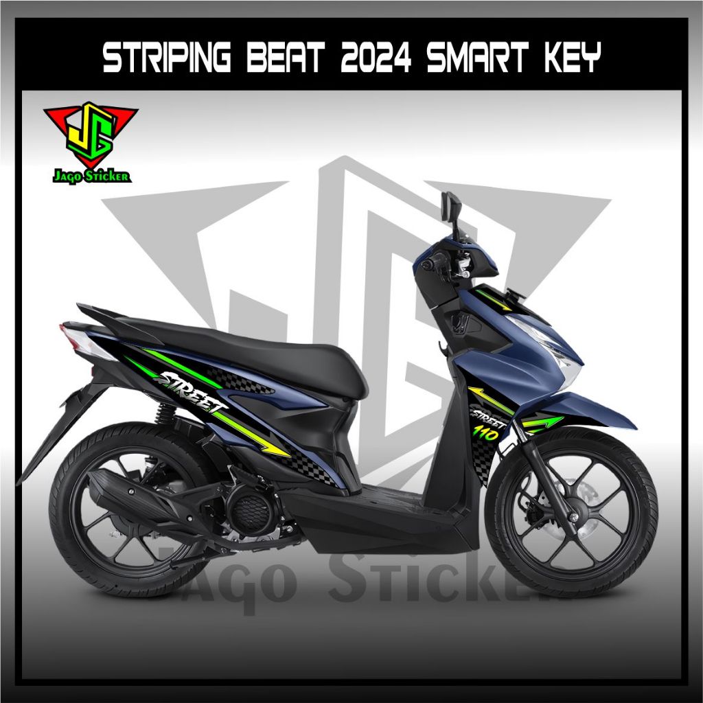 Jual STIKER STRIPING BEAT NEW SMART KEY 2024 / STRIPING BEAT 2024 ...