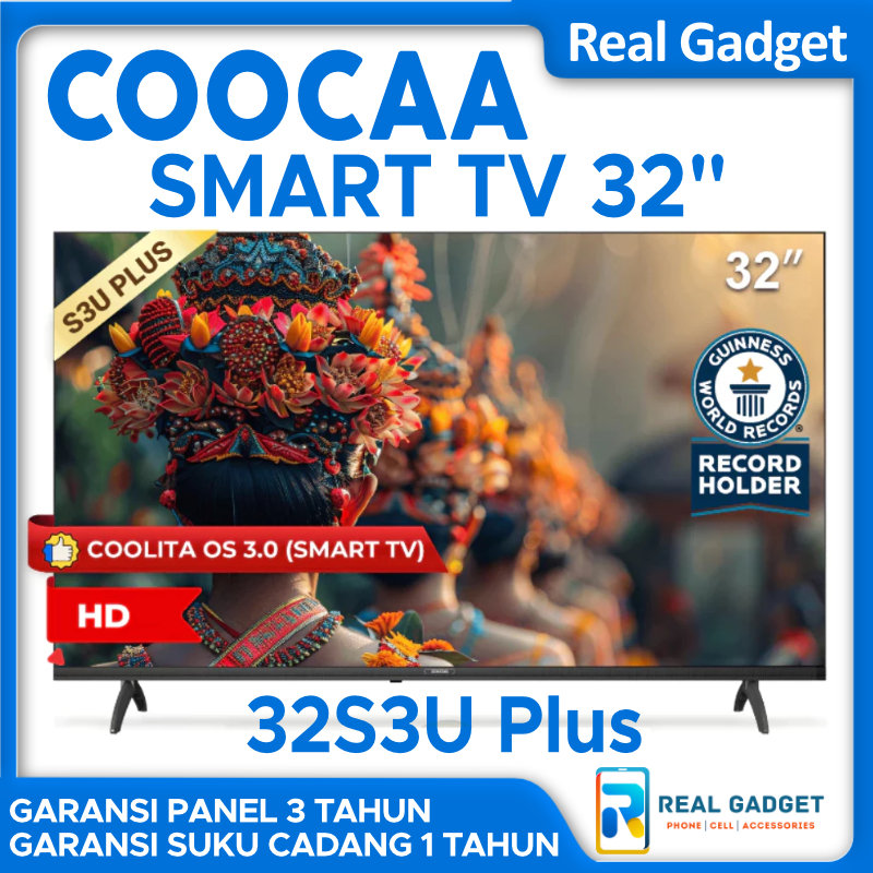 Jual SMART TV COOCAA 32 inch - 2K LED - Youtube/ Prime - Dolby Audio ...