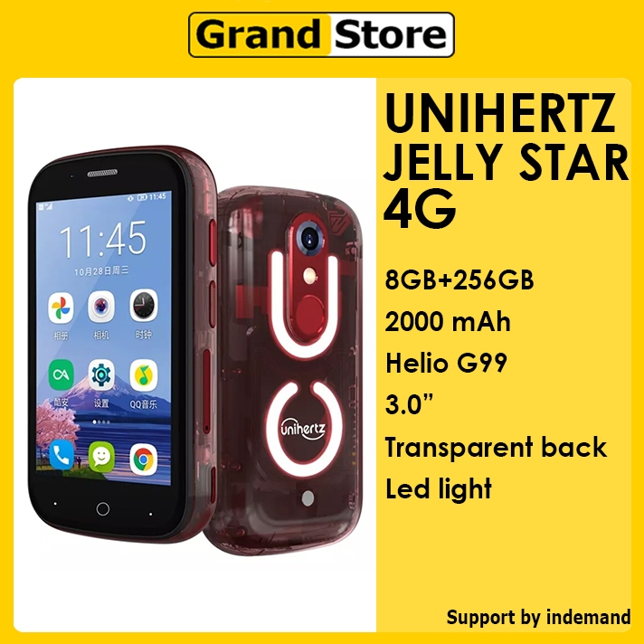 Jual Unihertz Jelly Star Smartphone Mini Android 13 8GB 256GB Lampu Led | Shopee Indonesia