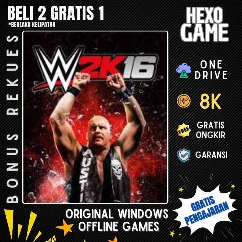 Jual WWE 2K16 - GAME PC - GAME LAPTOP - LINK DOWNLOAD | Shopee Indonesia