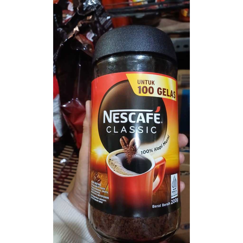 Jual Nescafe Classic 200gr [ botol kaca ] | Shopee Indonesia