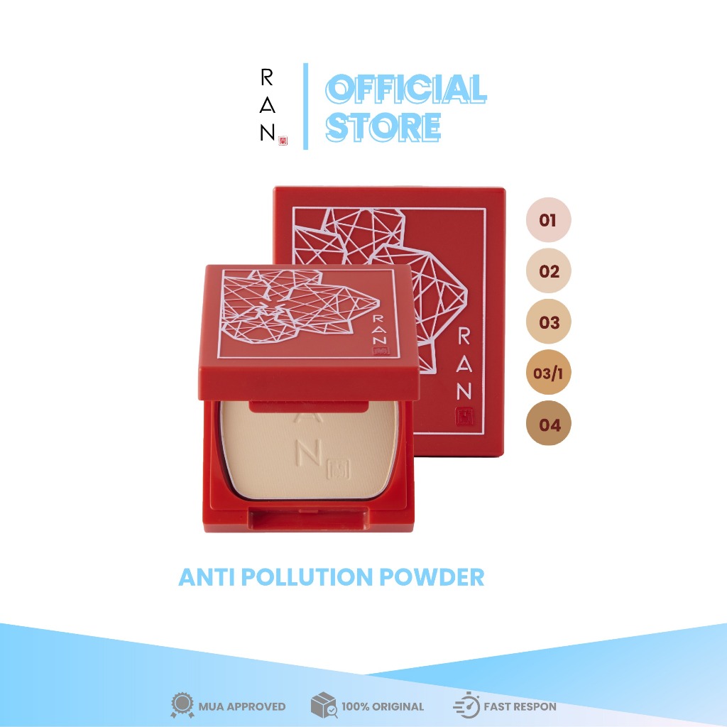 Jual RAN ANTI POLLUTION POWDER BEDAK ORIGINAL | Shopee Indonesia
