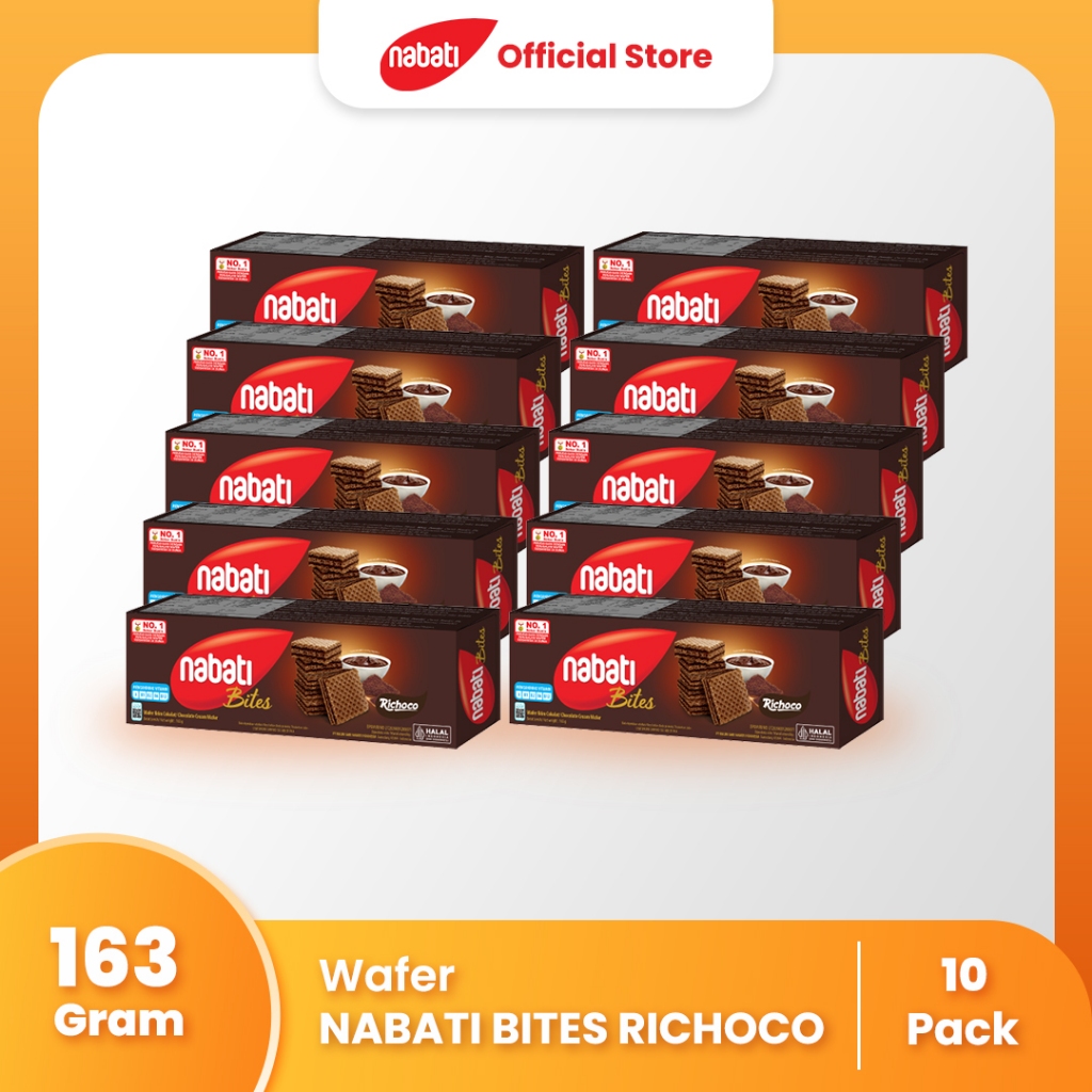 Jual [Bundle Pack Isi 10] NABATI Bites Richoco 163g | Shopee Indonesia