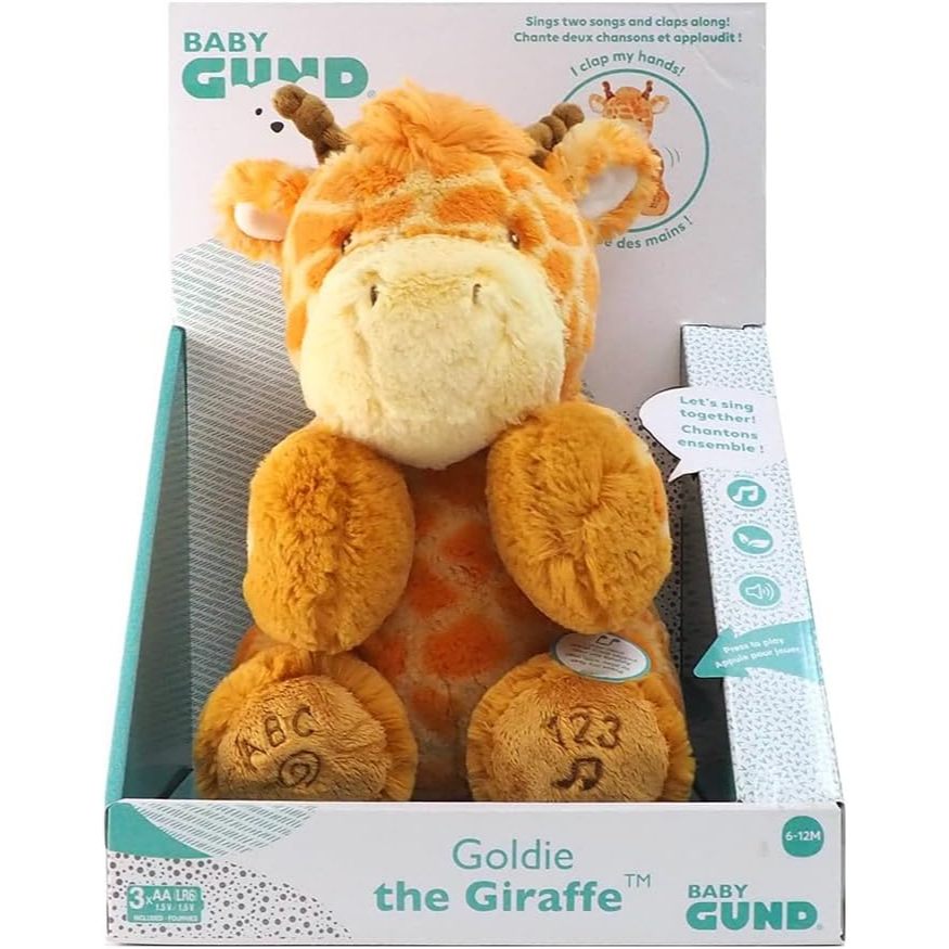 Jual GUND - ORIGINAL Animated Goldie Giraffe Singing ABC 123 | Shopee ...