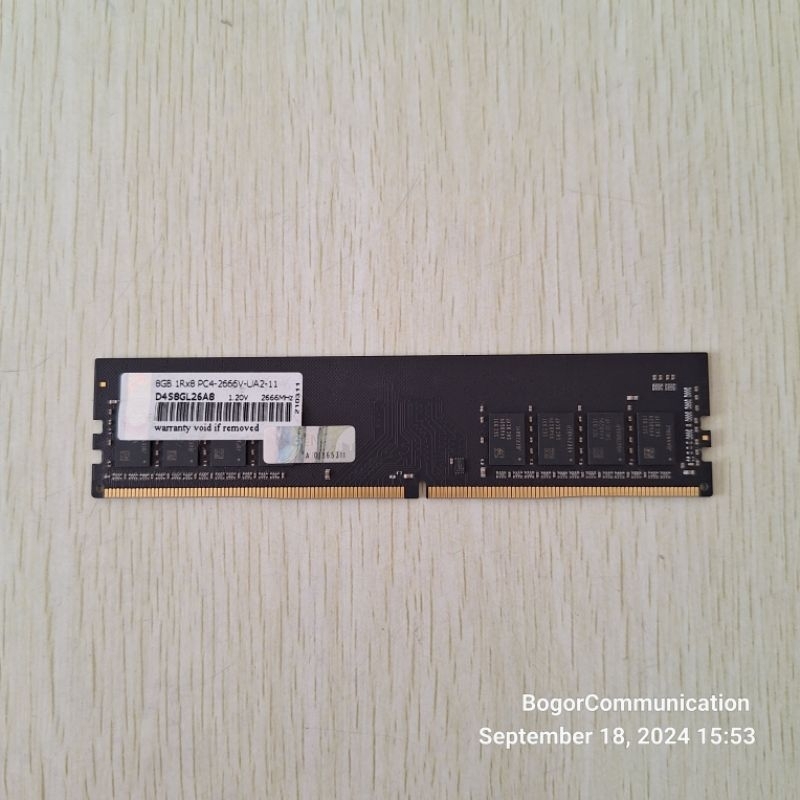 Jual RAM DDR4 V-Gen 8GB 2666MHz Desktop PC LONGDIMM | Shopee Indonesia