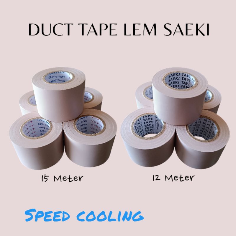 Jual Duct Tape / Isolasi Pipa AC Lem Merk SAEKI | Shopee Indonesia