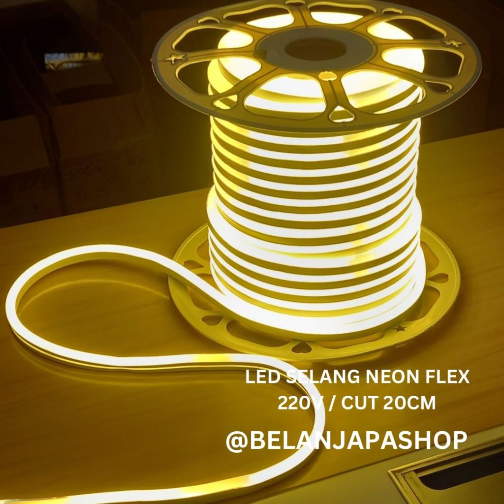 Jual LED Selang Yamasaki Neonflex 220V / 10METER / CUTTED 20CM | Shopee ...