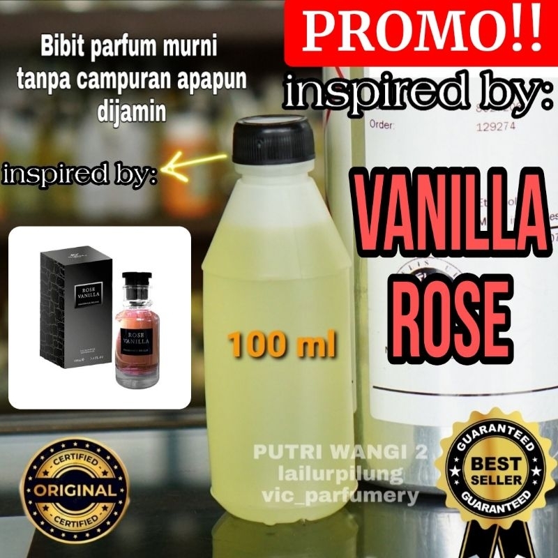 Jual vanila rose vanilla roses 100ML / 10ml/50ml/200ml BIBIT PARFUM MURNI ASLI TANPA CAMPURAN ...