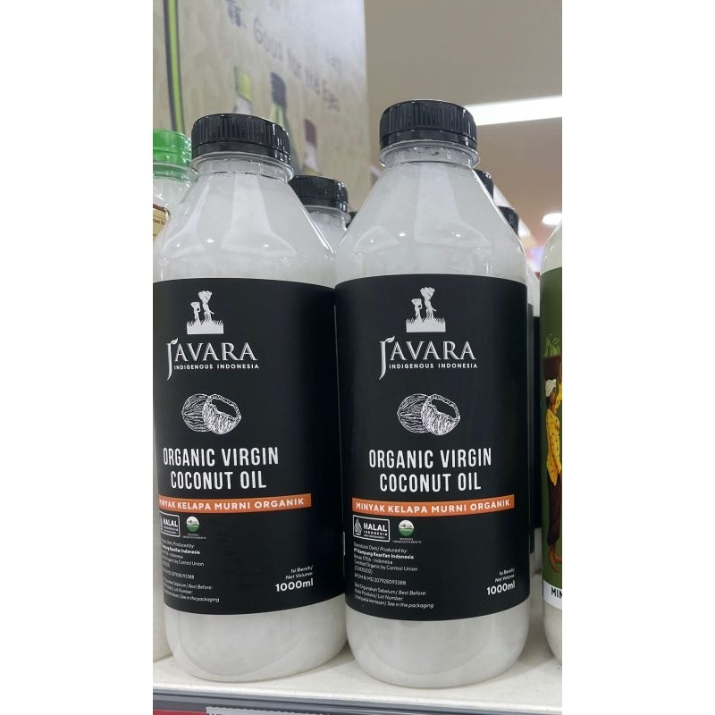 Jual javara organik virgin coconut oil 1000ml | Shopee Indonesia