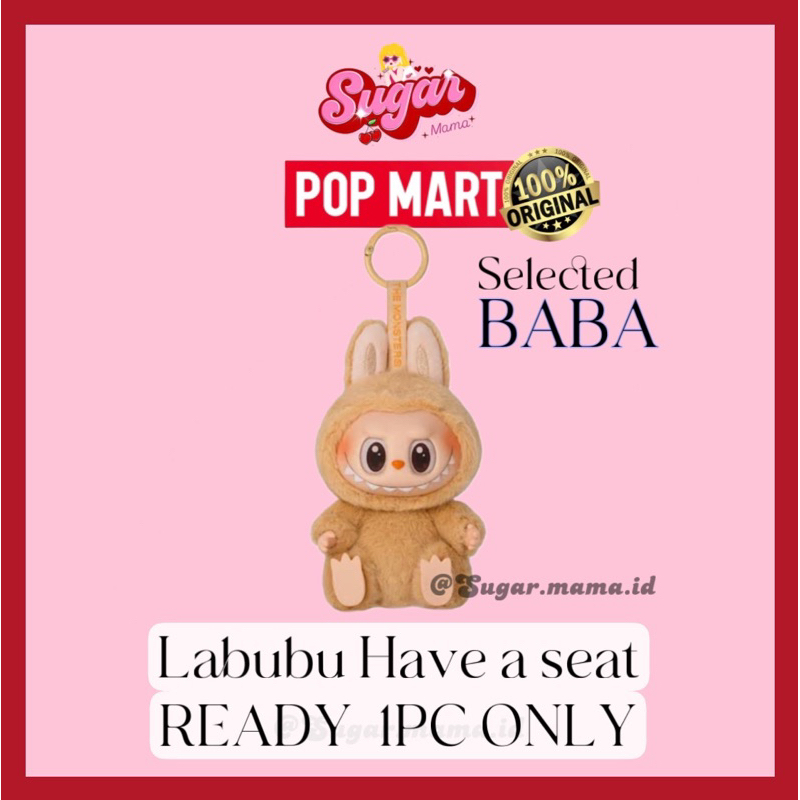 Jual Labubu have a seat ORI 1000% (BABA) - Sealed - Pake Shopee video ...