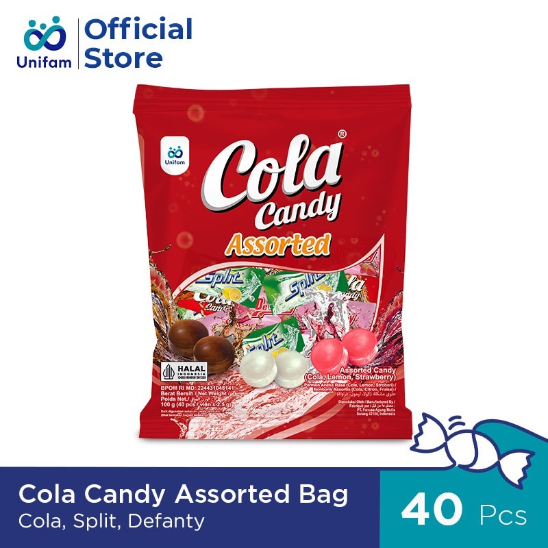 Jual PERMEN COLA CANDY ISI 40 BUTIR | Shopee Indonesia