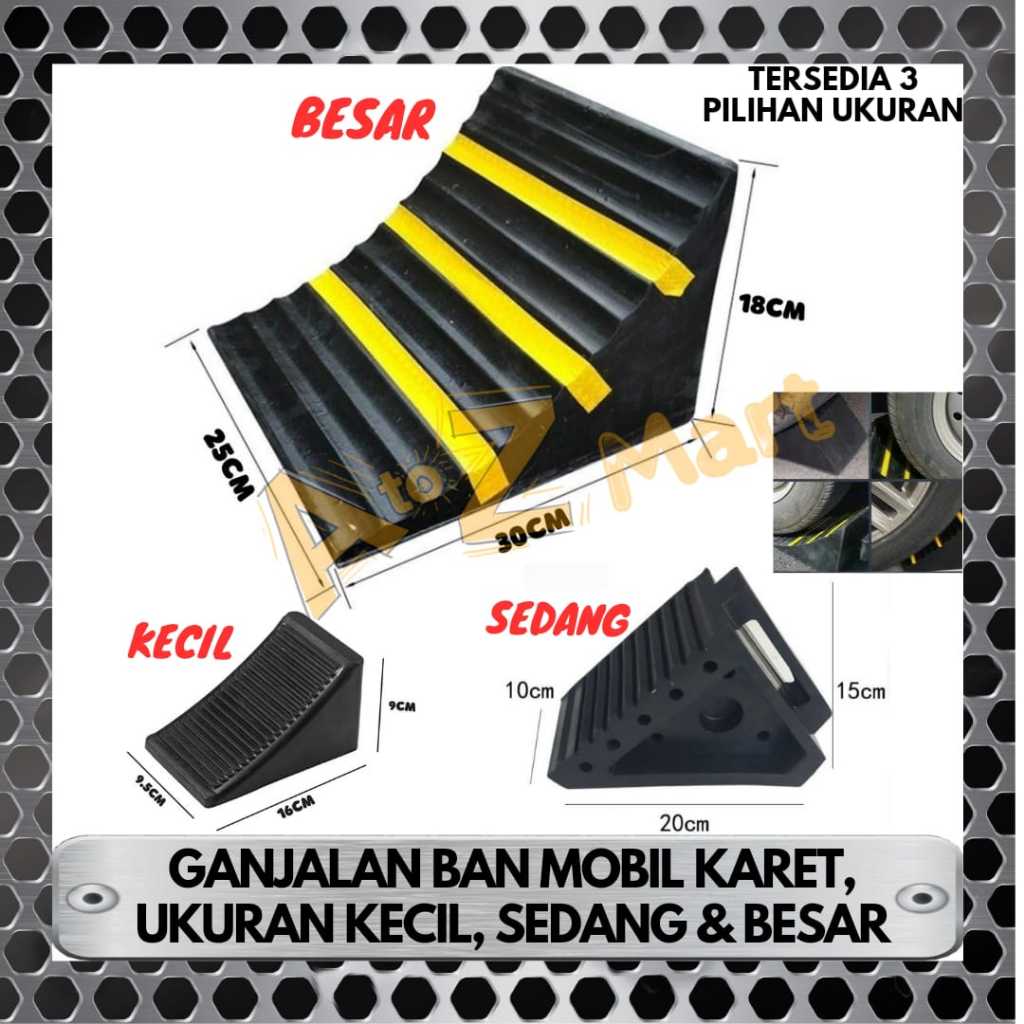 Jual KARET PENGGANJAL GANJALAN GANJAL PENAHAN RODA BAN MOBIL TRUK TRUCK ...