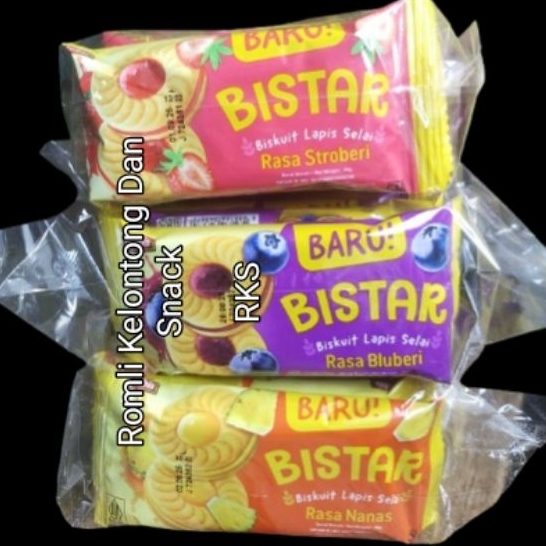 Jual Bistar Jacobis Biskuit Selai Lapis Nanas Strawberry Blueberry 1Pak ...