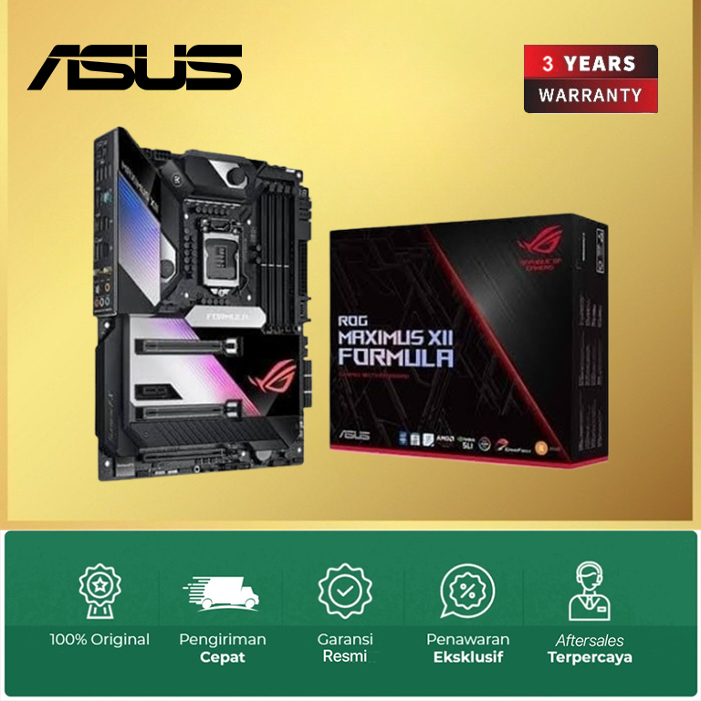 Jual Motherboard ASUS ROG MAXIMUS XII FORMULA (Intel LGA 1200, Gen 10 ...
