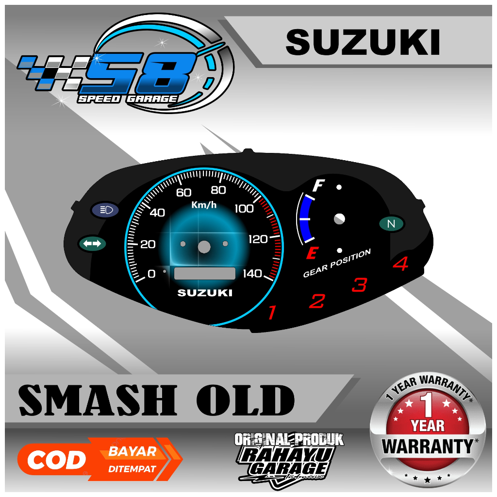 Jual PAPAN SPEEDOMETER CUSTOM SUZUKI SMASH OLD | Shopee Indonesia