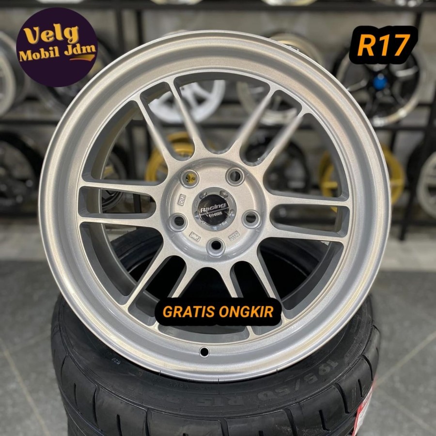 Jual velg mobil r17 lebar 8 offset 38 ENKEI RPF1 velg ring 17 xpander ertiga wrv crv hrv rush ...