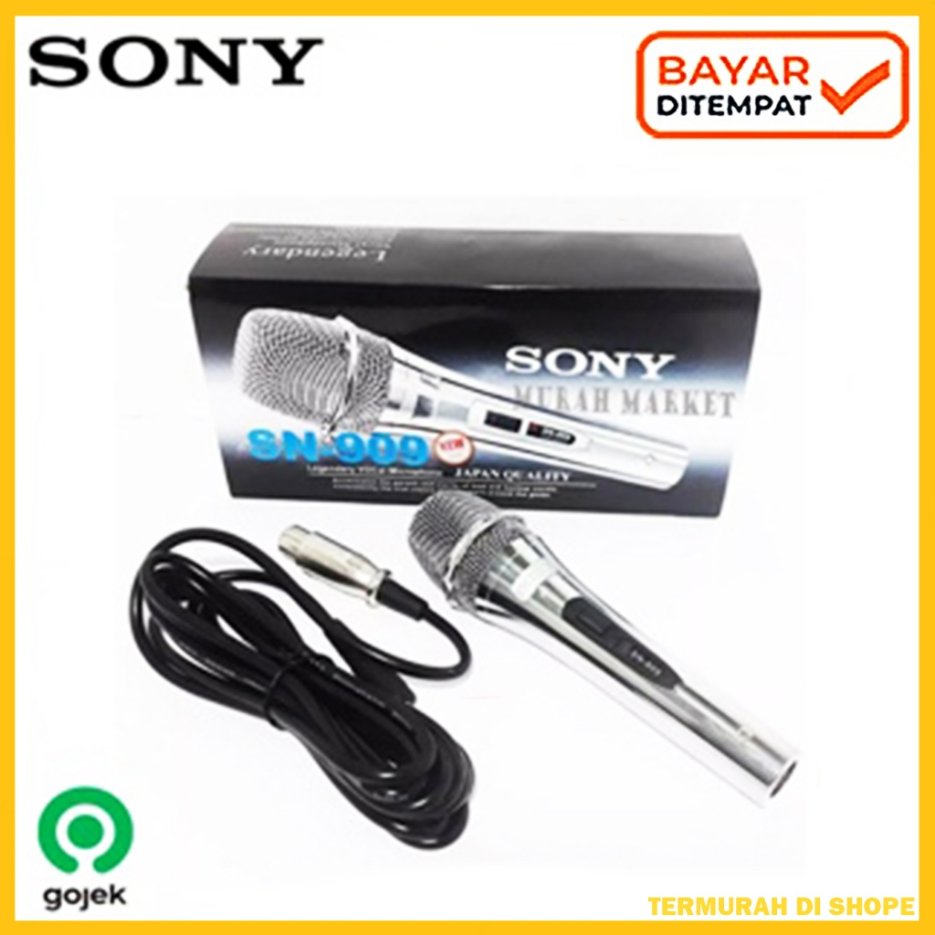 Jual Microphone Sony SN 909 Mik atau Mikropon atau Mik Kabe | Shopee ...