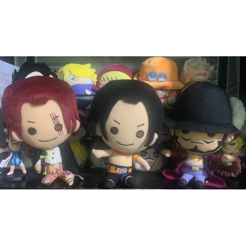 Jual One piece Mihawk portgas d ace shanks plush Ichiban Kuji Price ...