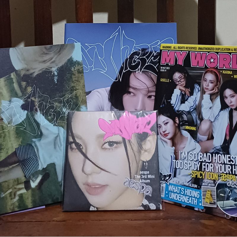 Jual aespa 3rd mini album [My World] - Unsealed | Shopee Indonesia